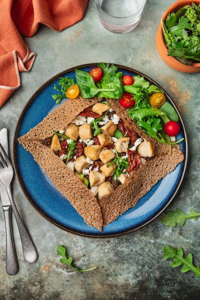 Vegan Crêpe Breton with SWAP Chicken - SWAP Chicken